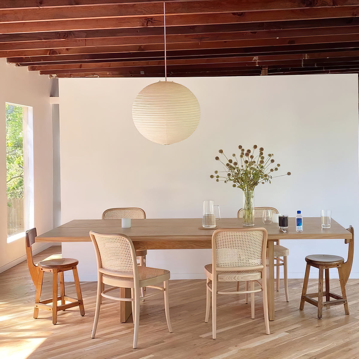 Akari A Series Plug In Pendant Lamp White Wire Version - Docos