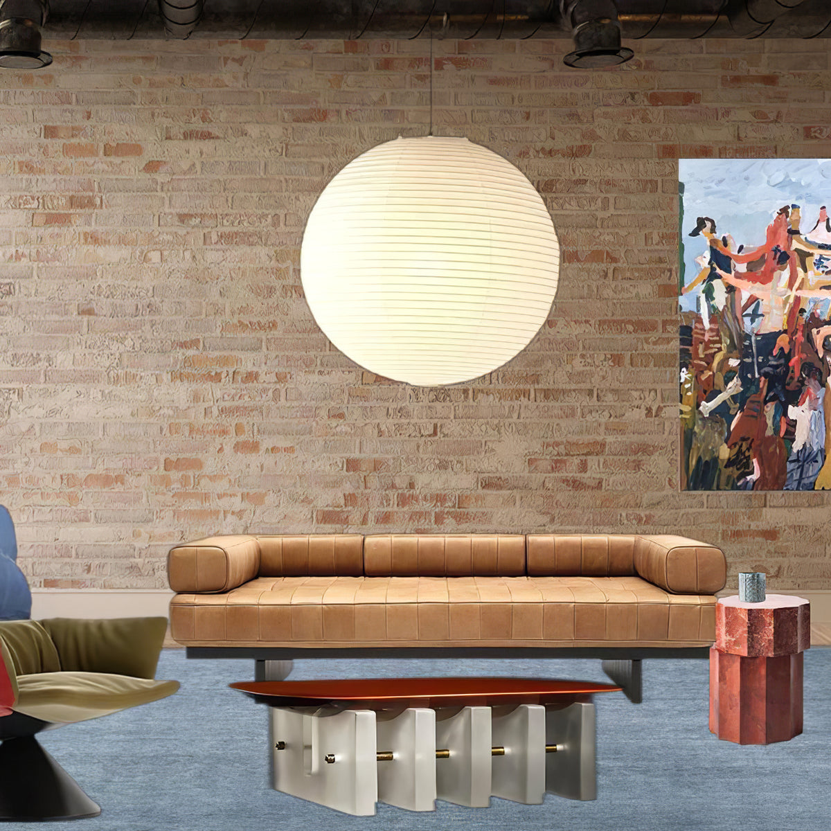 Akari A Series Plug In Pendant Lamp White Wire Version - Docos