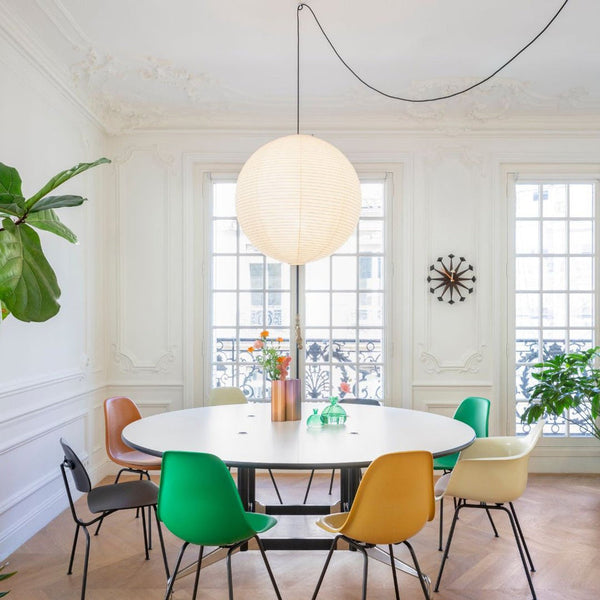 Akari A Series Plug In Pendant Lamp Black Wire Version - Docos