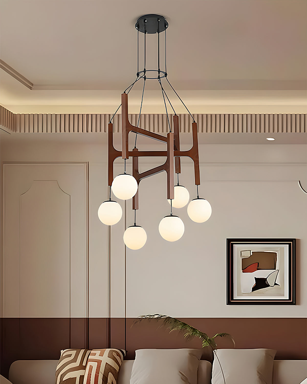 Astra Wood Chandelier - Docos