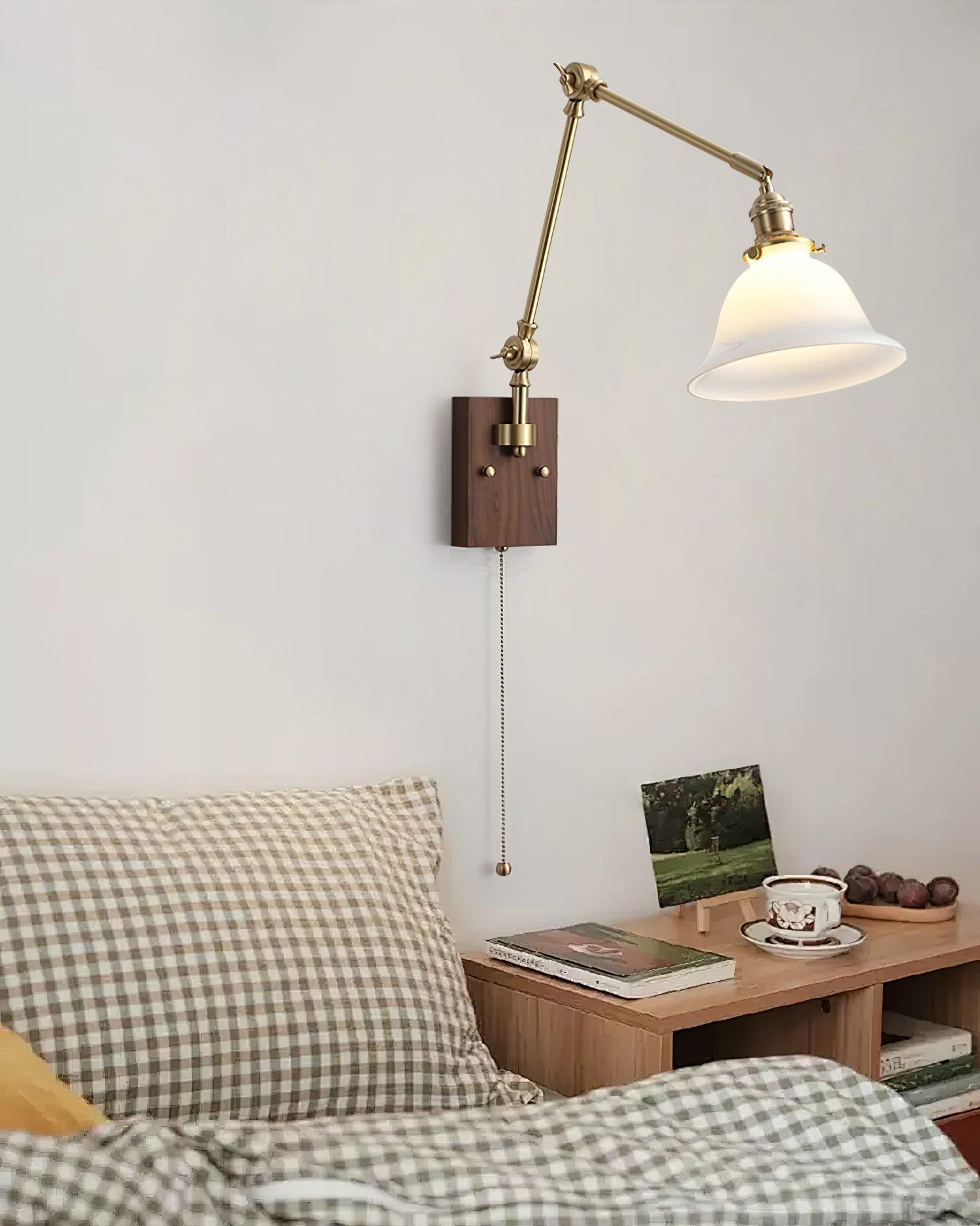 Banker Swing Arm Wall Light 7″- 4.3″ - Docos