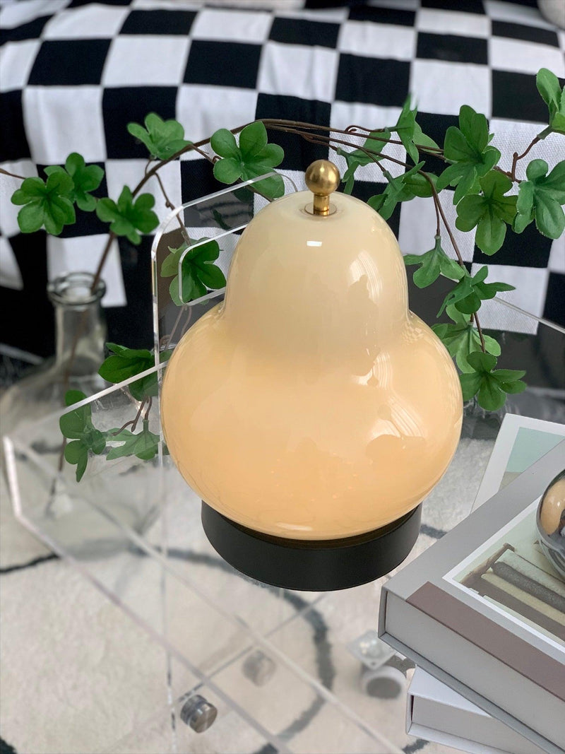Cute Pear Table Lamp (built-in battery) 6.6″- 8.6″ - Docos