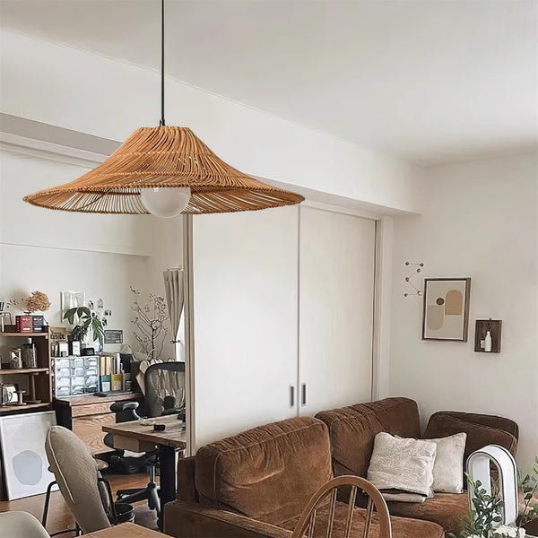 Elisa Rattan Pendant Lamp - Docos