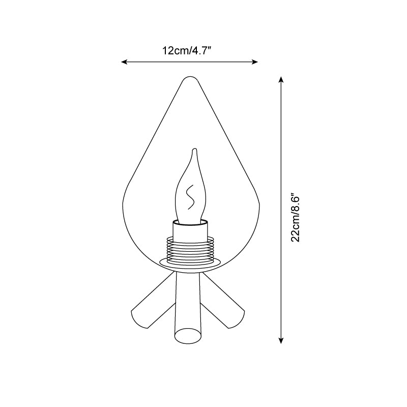 Flame Table Lamp - Docos