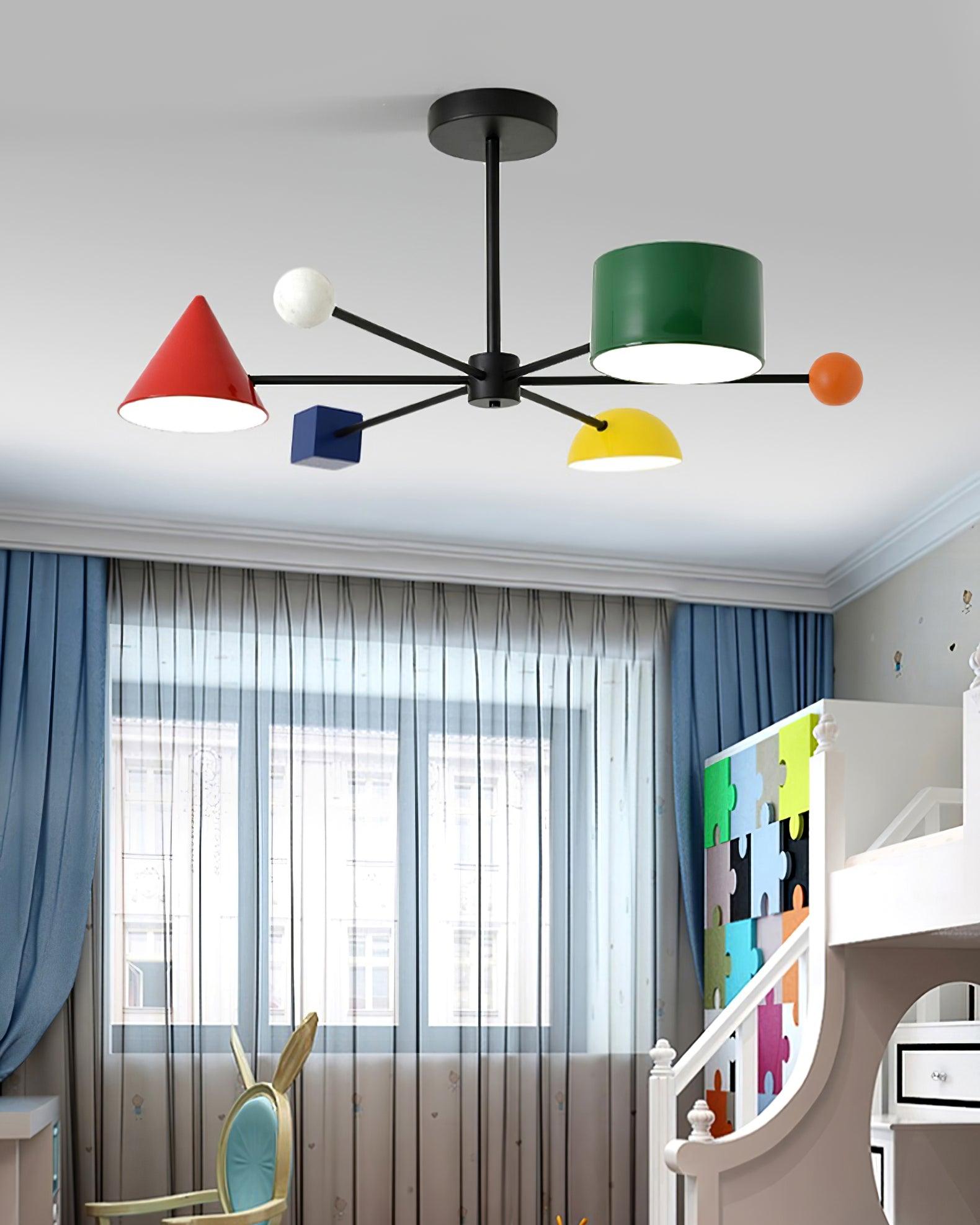 Geometric Colorful Ceiling Light - Docos