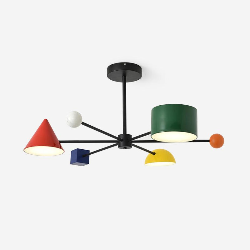 Geometric Colorful Ceiling Light - Docos