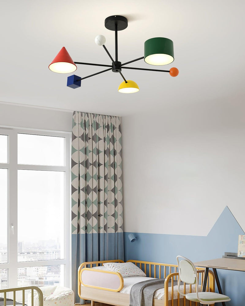 Geometric Colorful Ceiling Light - Docos