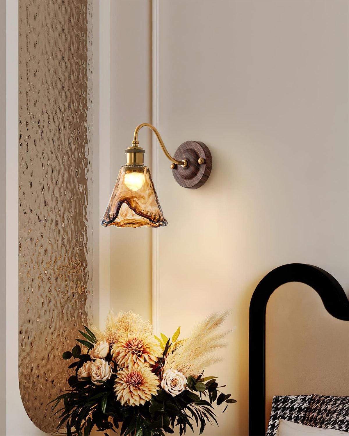 Nalia Amber Wall Lamp - Docos