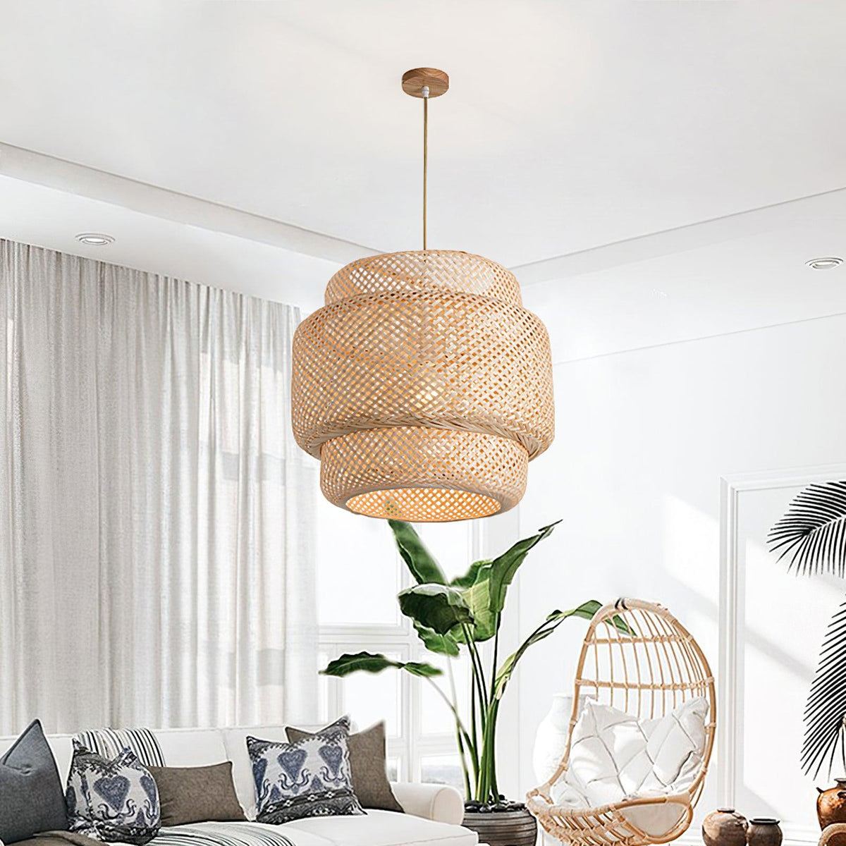 Natural Bamboo Pendant Lamp - Docos