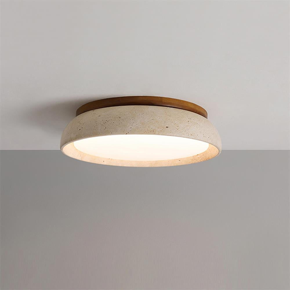Piedra Travertine Ceiling Light - Docos