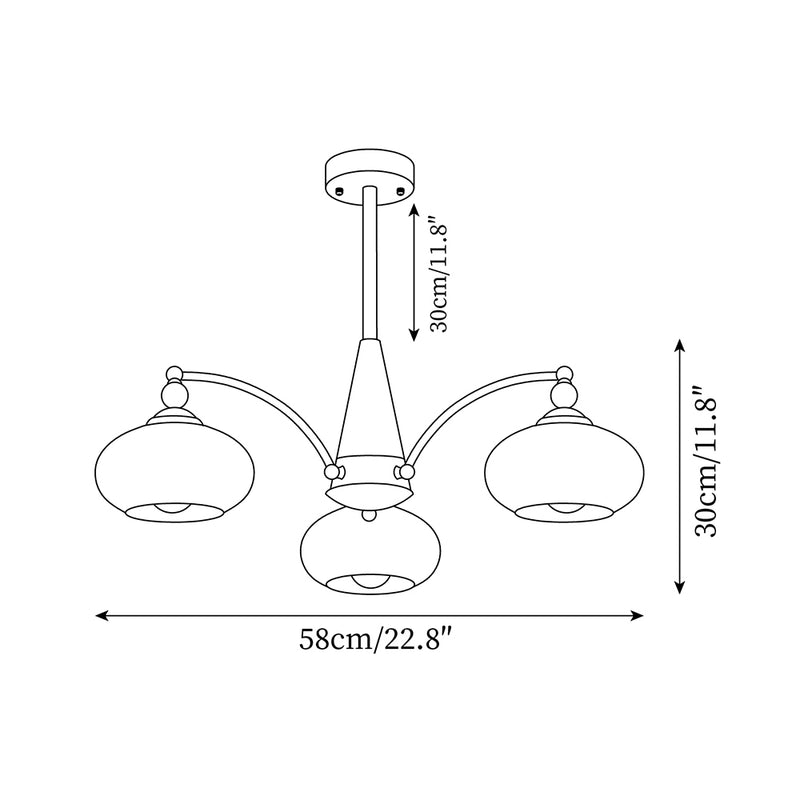 Retro Calliope Chandelier - Docos