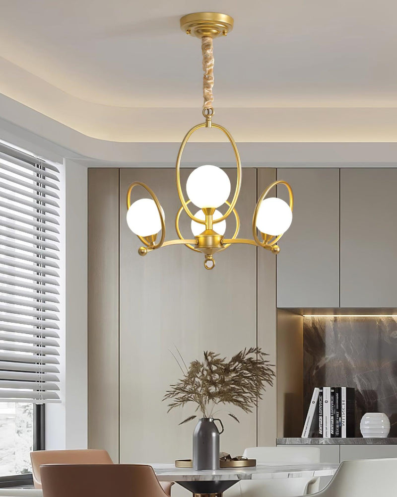 Riley Glass Chandelier - Docos