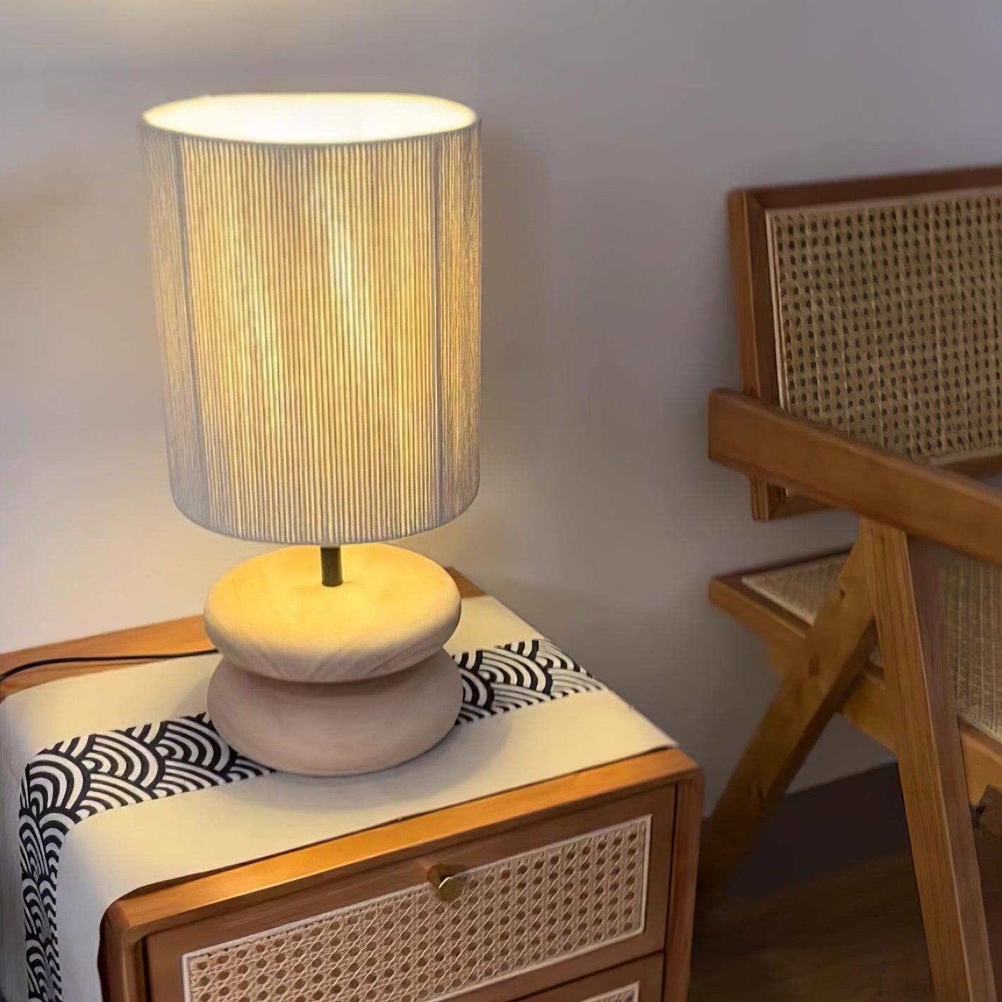 Wooden Modern Bedroom Table Lamp - Docos