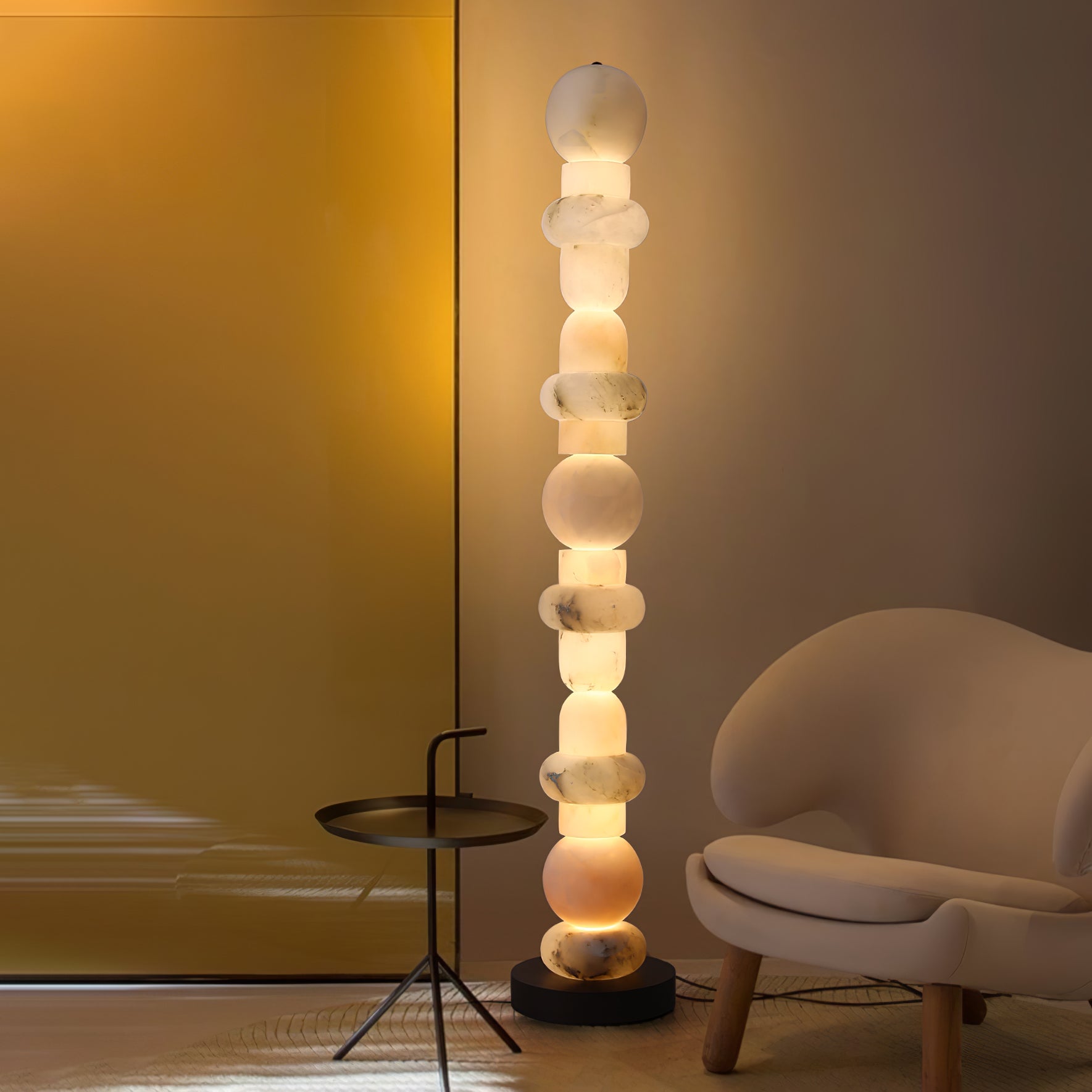 Tribeca Alabaster Floor Lamp - Docos