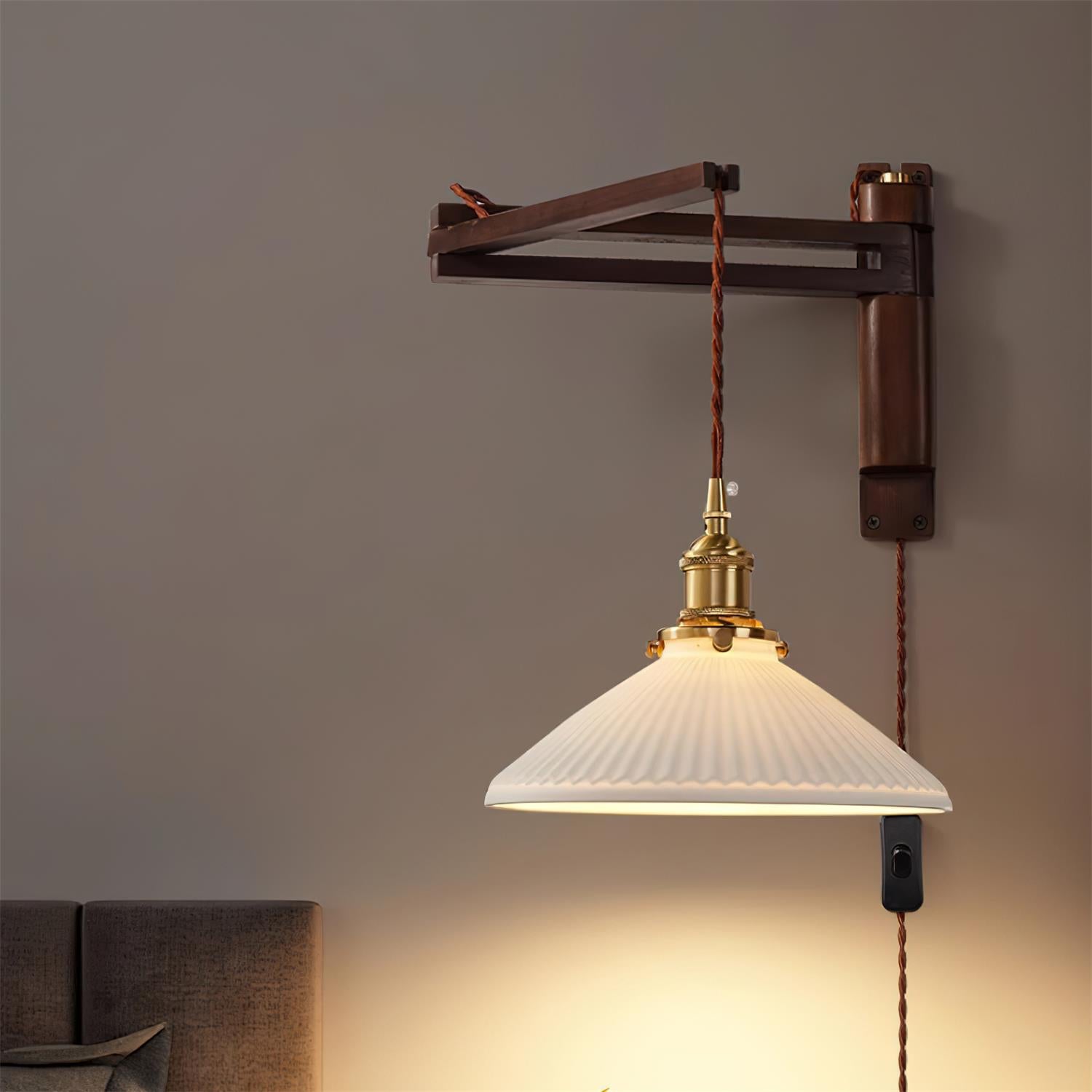 Vintage Maria Plug In Wall Lamp - Docos