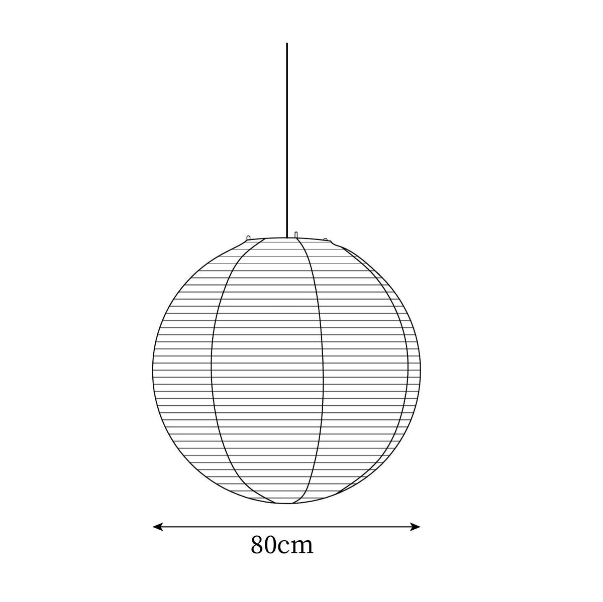Akari Round Series Pendant Lamp - Docos